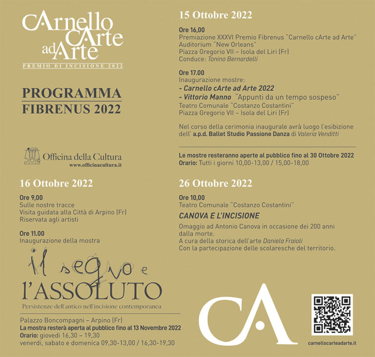 Carnello Carte ad Arte Premio di Incisione 2022 - Benvenuti in ...