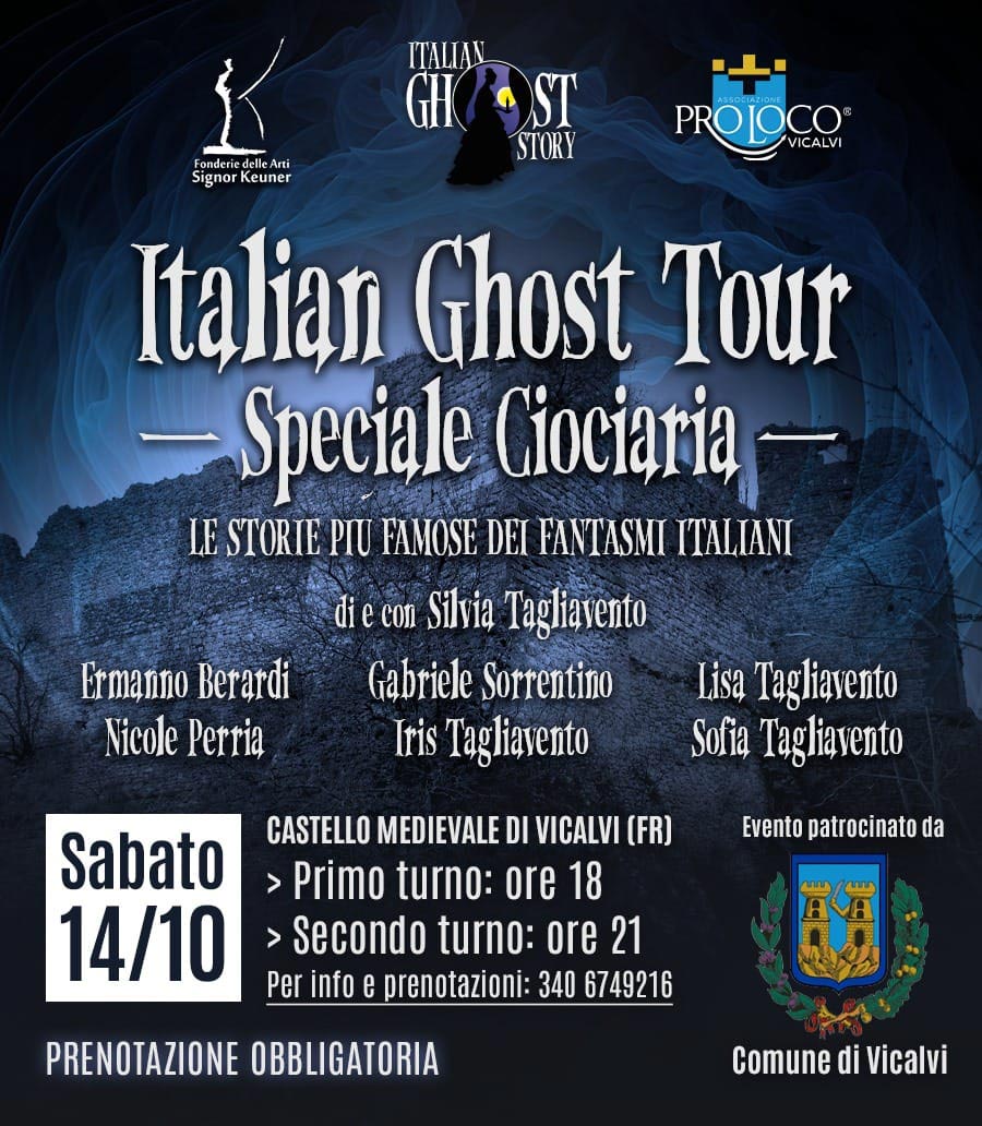 Italian Ghost Tour Speciale Ciociaria - Benvenuti in Ciociaria in ...